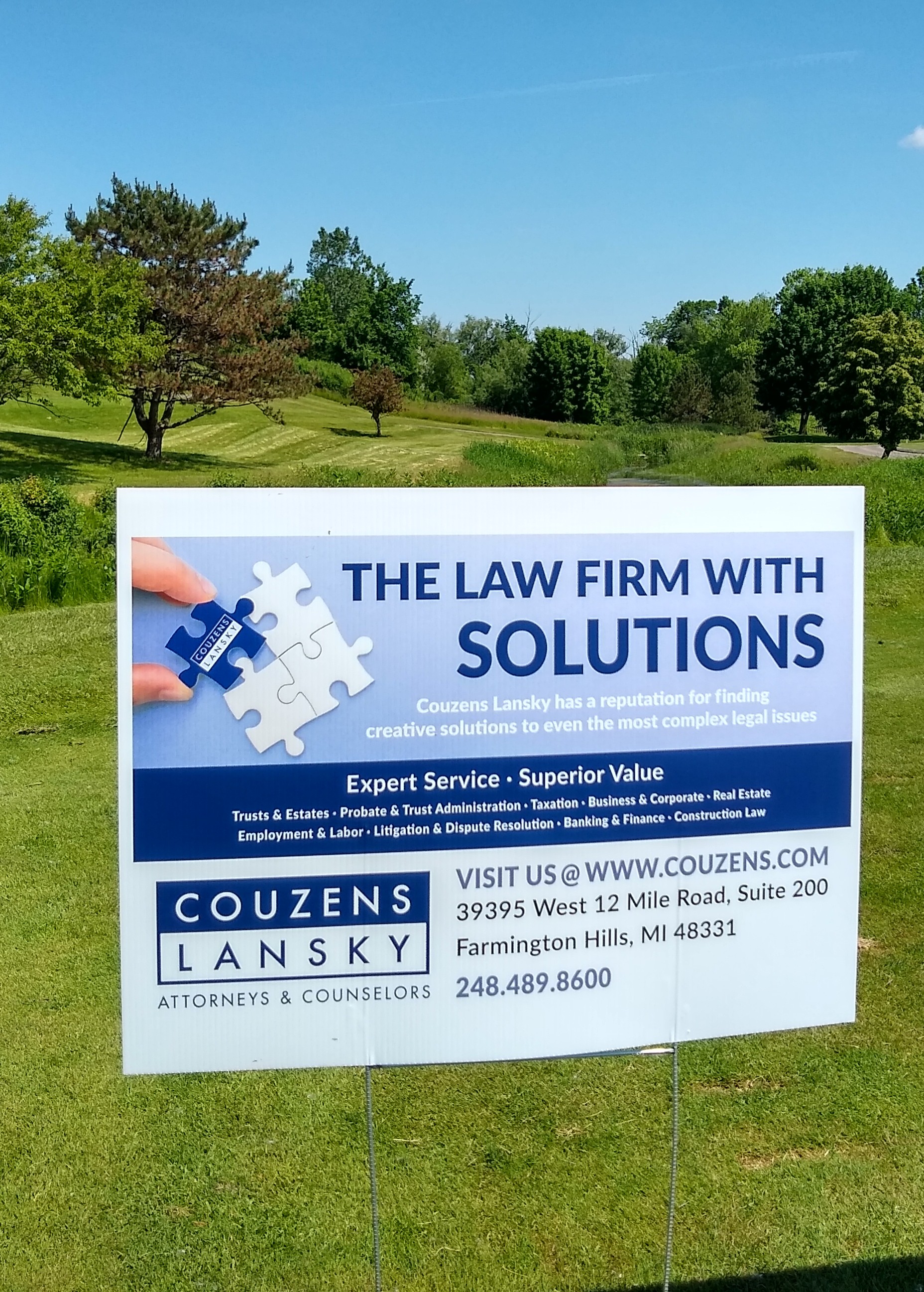 Couzens Lansky Sponsors Golf Outing | Couzens, Lansky, Fealk, Ellis ...