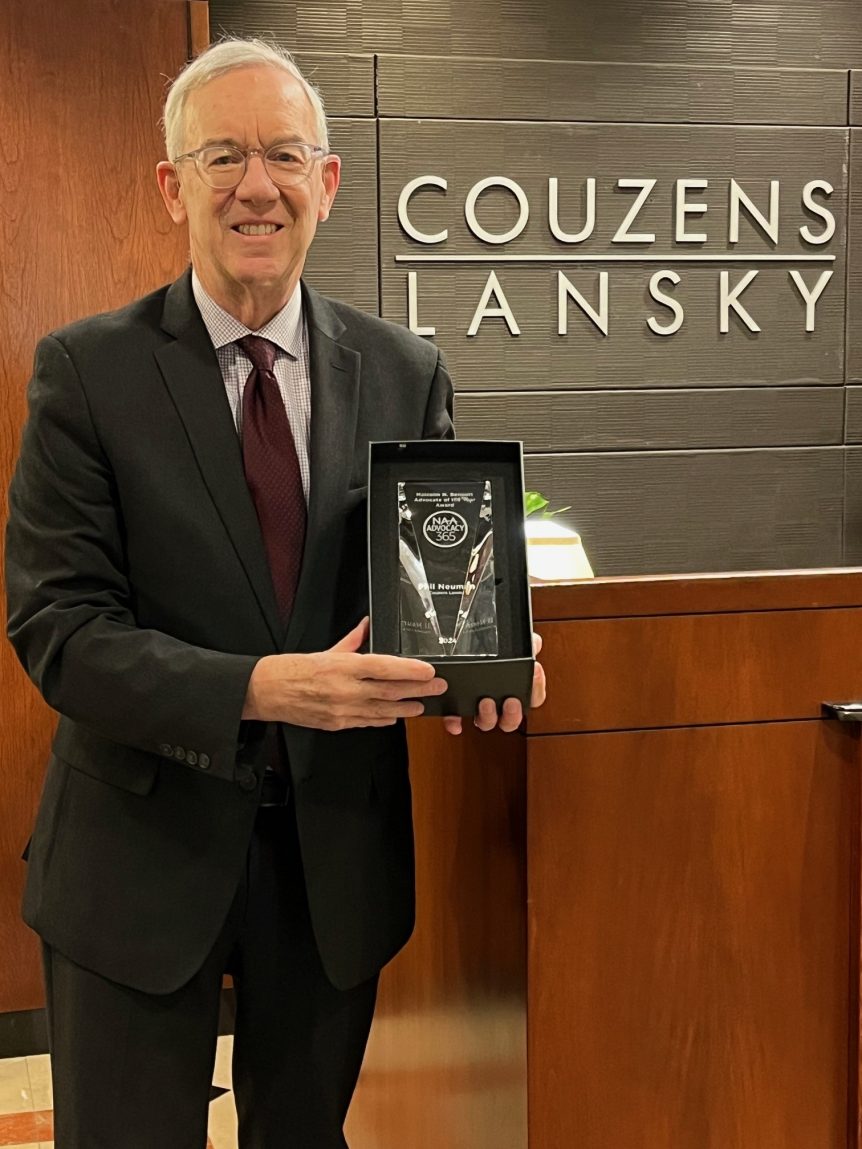 Phillip J. Neuman Receives Award | Couzens, Lansky, Fealk, Ellis ...